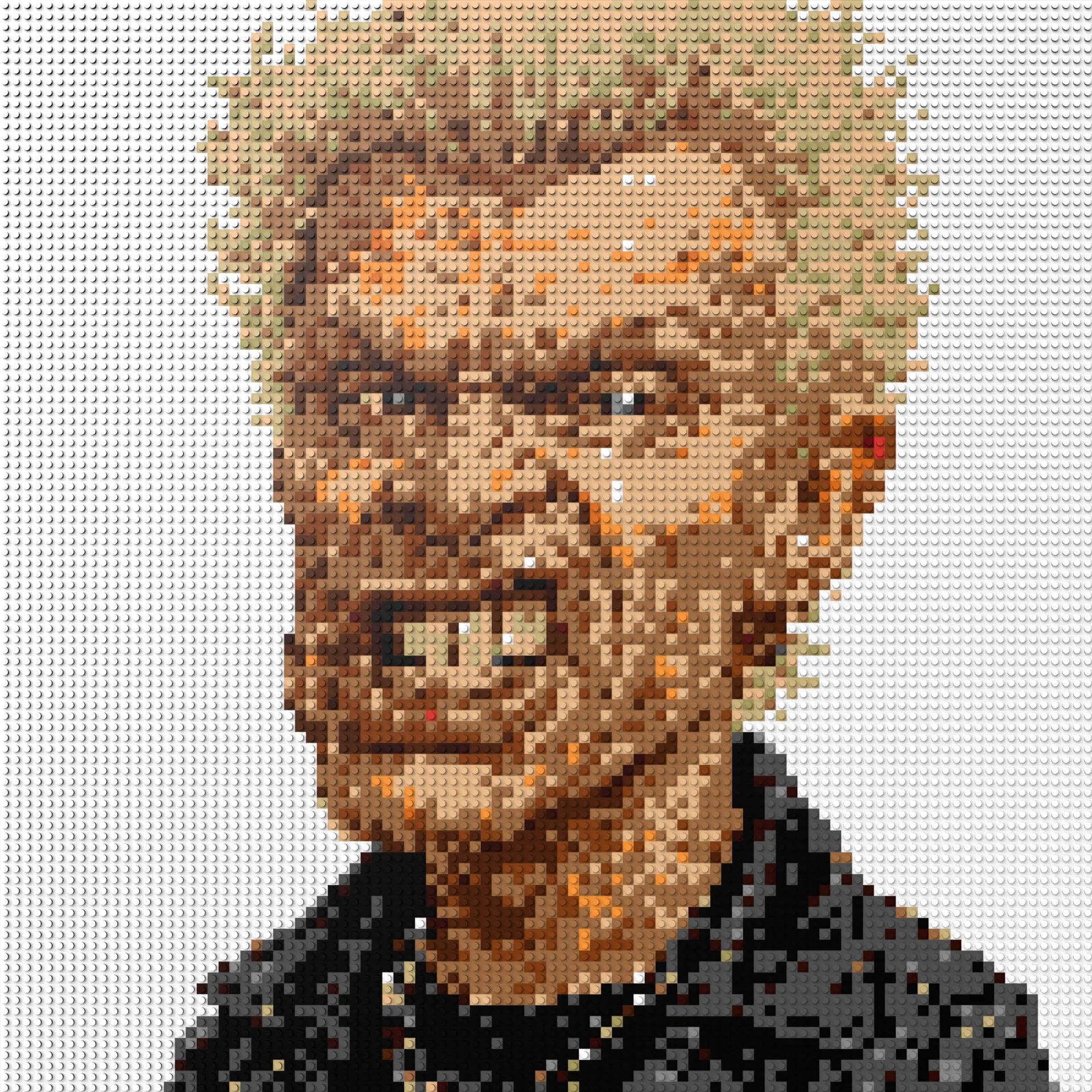 The Punk Rock Rebel Sketch – Art For Bricks