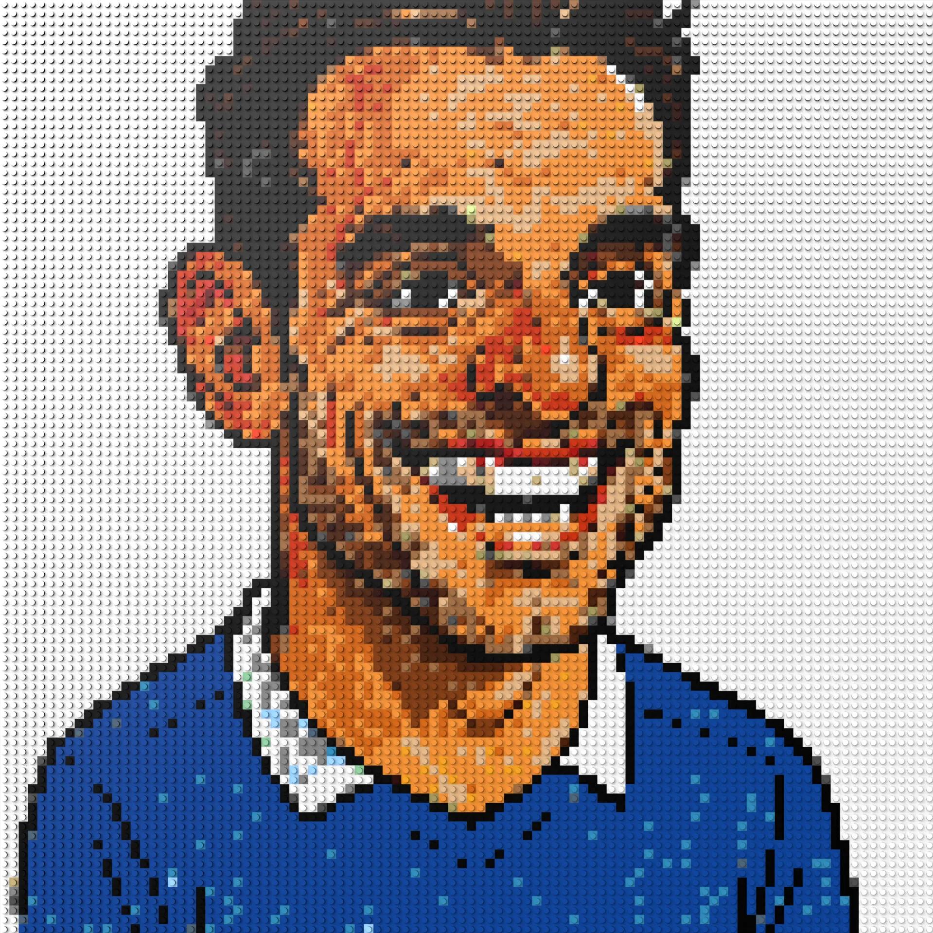 Il Genio Del Centrocampo – Art For Bricks