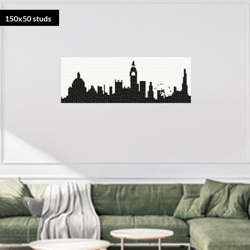 Cityscapes Brick Mosaic Art – Art For Bricks