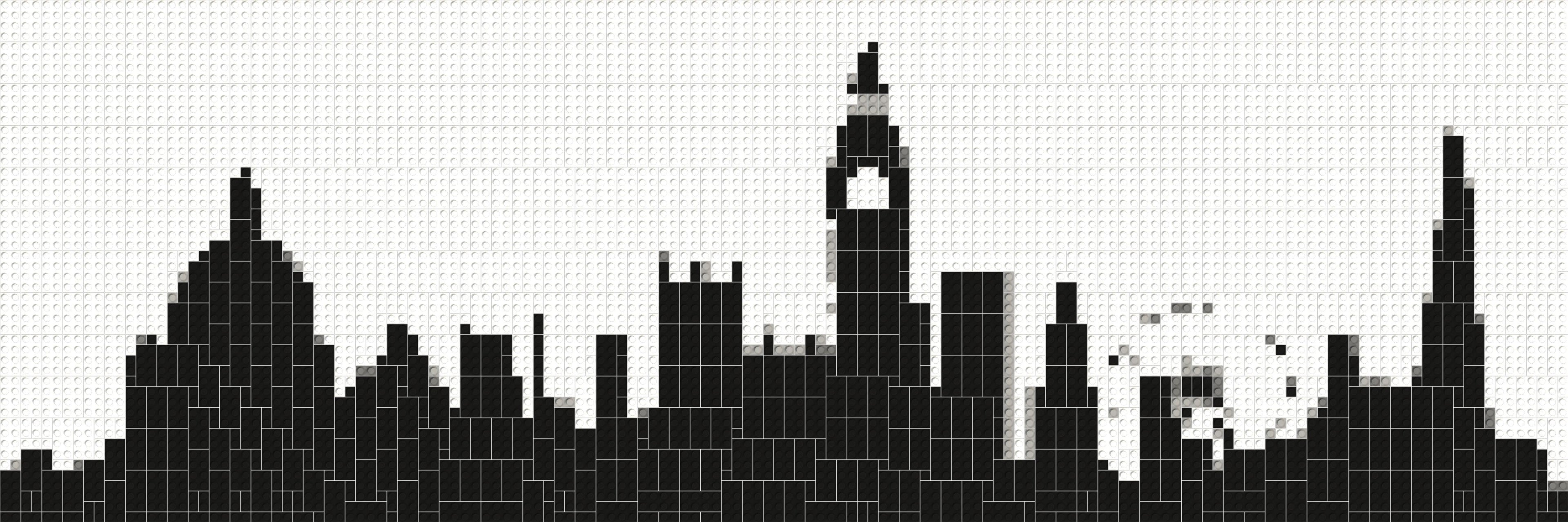 Cityscapes Brick Mosaic Art – Art For Bricks