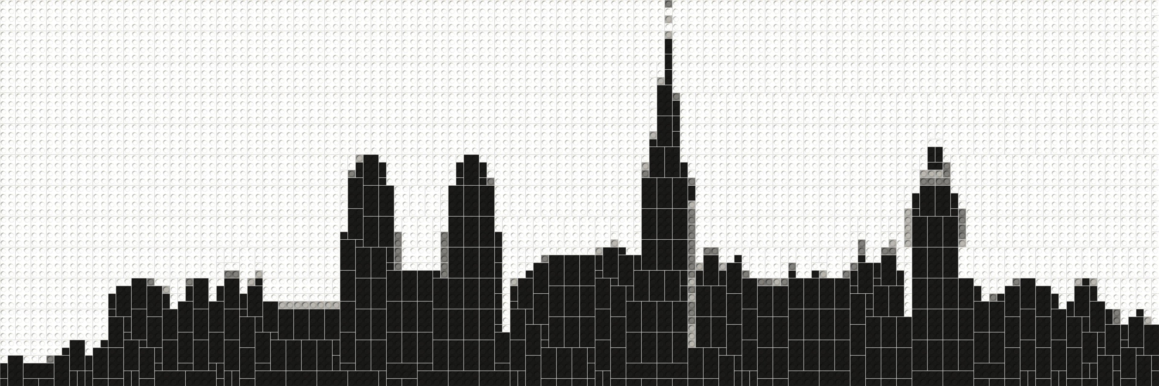Cityscapes Brick Mosaic Art – Art For Bricks